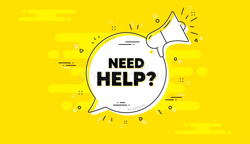 Need Help Symbol. Support Service Sign. Vector Stock Vector ...