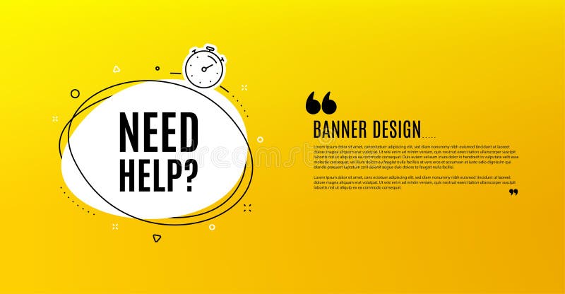 Need Help Symbol. Support Service Sign. Vector Stock Vector ...