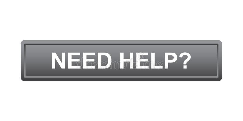 Need Help Website Button Stock Illustrations – 439 Need Help Website ...