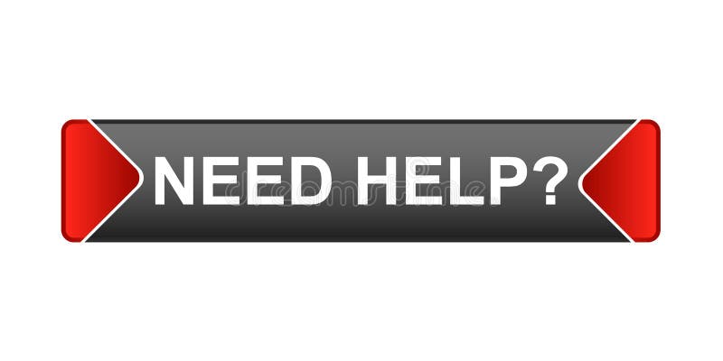 Need Help Website Button Stock Illustrations – 439 Need Help Website ...