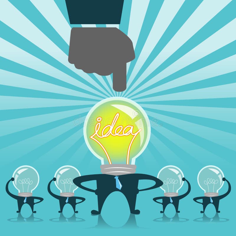 We need idea stock vector. Illustration of glass, light - 41598365