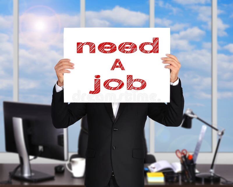 Need a job stock photo. Image of employment, poster, monitor - 40616014