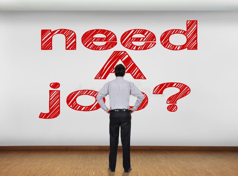 Need a job stock illustration. Illustration of businessman - 36194693