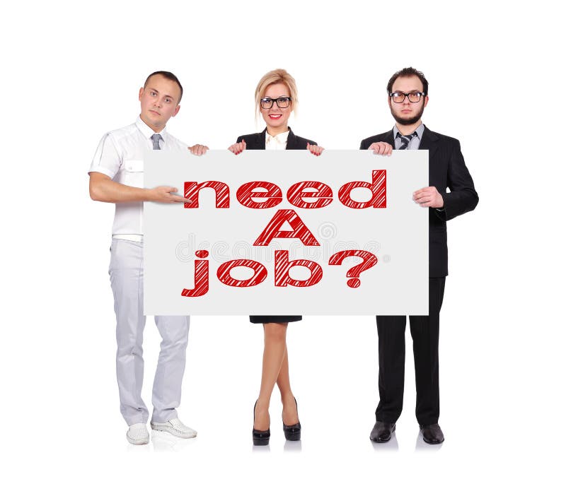 Need job stock illustration. Illustration of adolescence - 8479376