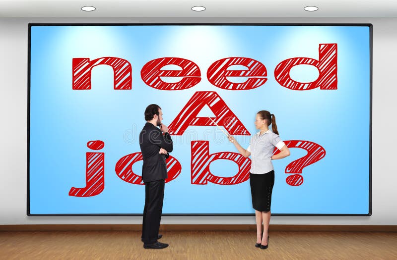 Need a job on screen stock photo. Image of electronic - 36263960