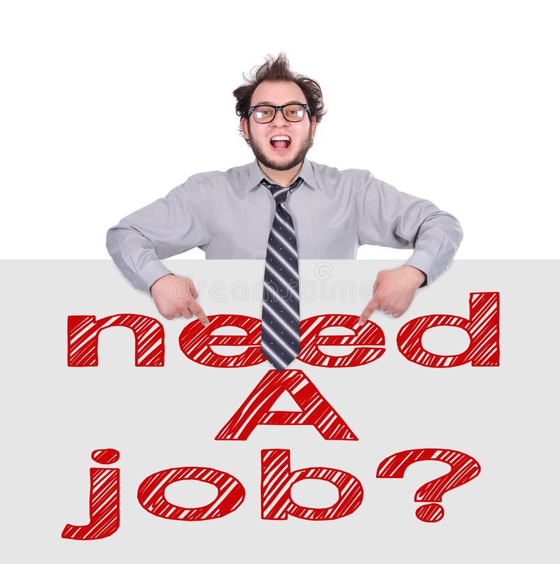 Need a job stock illustration. Illustration of comical - 40287395
