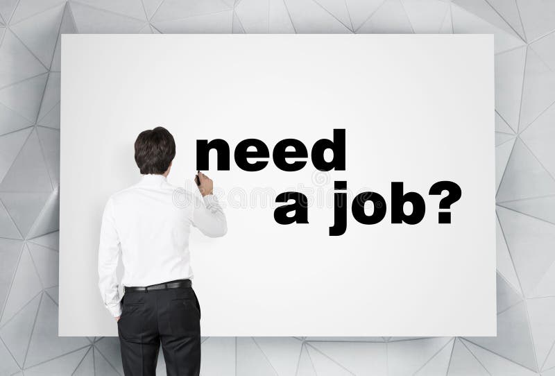 Need work stock photo. Image of jobless, employment, brainstorming ...