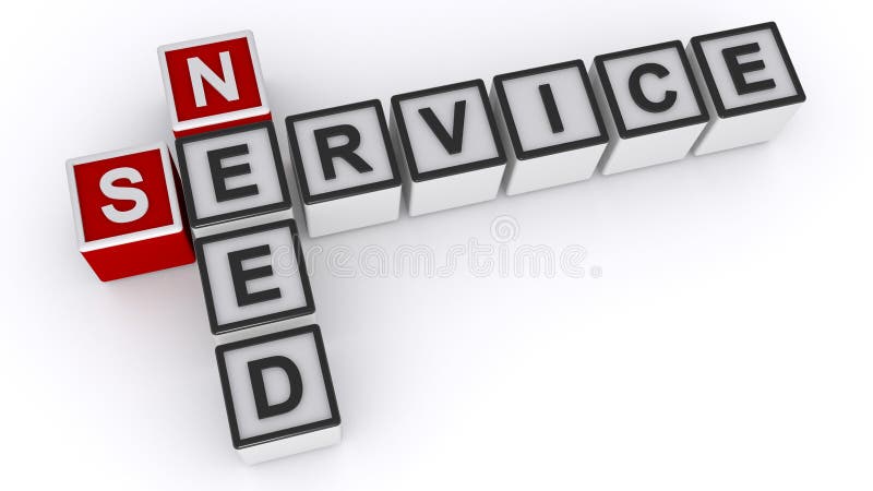 Need Service stock illustration. Illustration of painted - 110504758