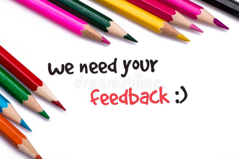 We need your feedback stock image. Image of reply, service - 42663767