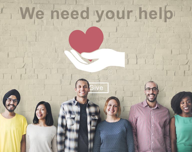 We Need Your Help Donate Charity Helping Support Concept Stock Image ...