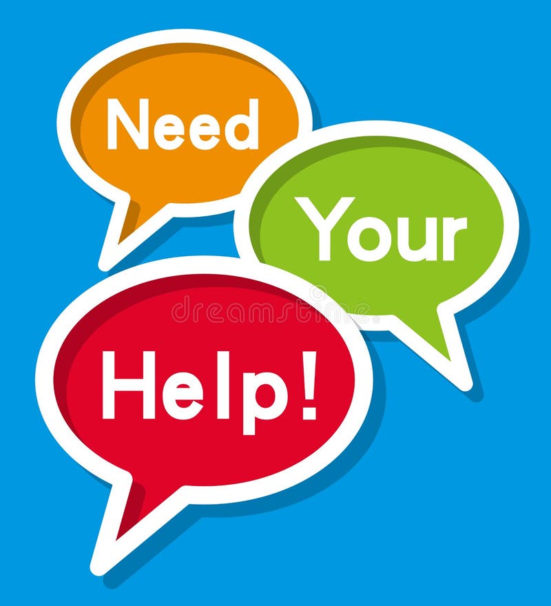 We Need Your Help Clip Art