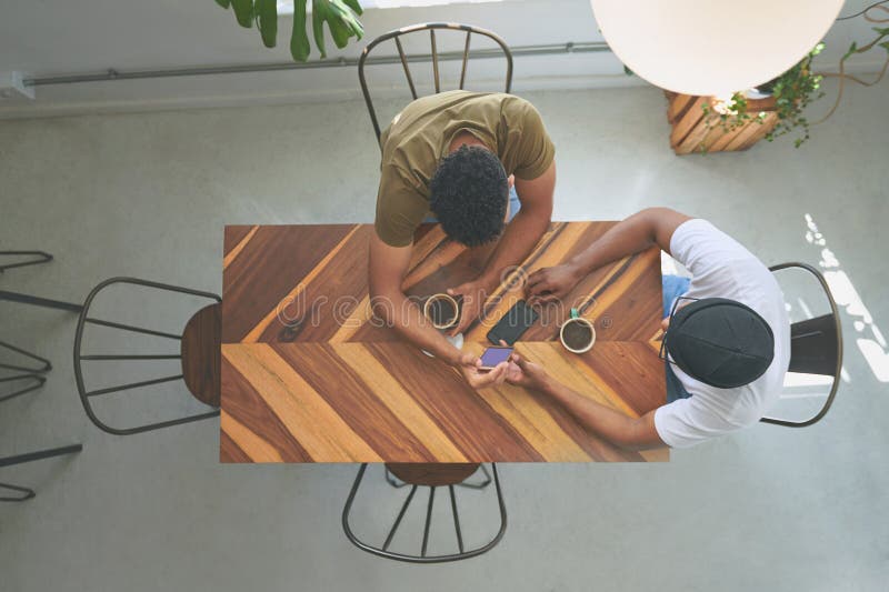 We Needed a Boys Bonding Session. High Angle Shot of Two Unrecognizable ...