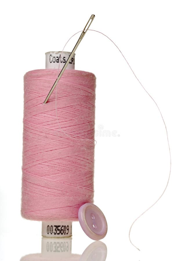 Needle stock image. Image of hobby, button, thin, thread - 967585