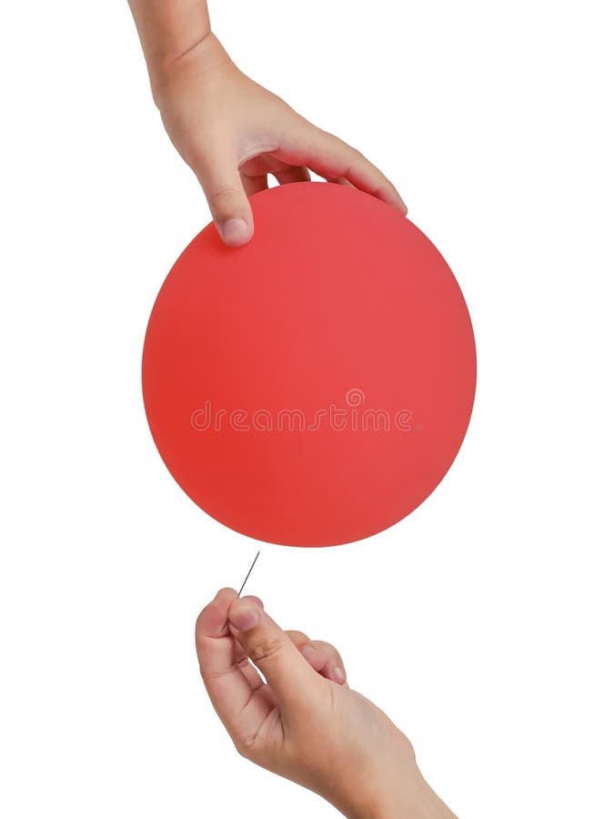 Needle and balloon stock image. Image of needle, stab - 51278271