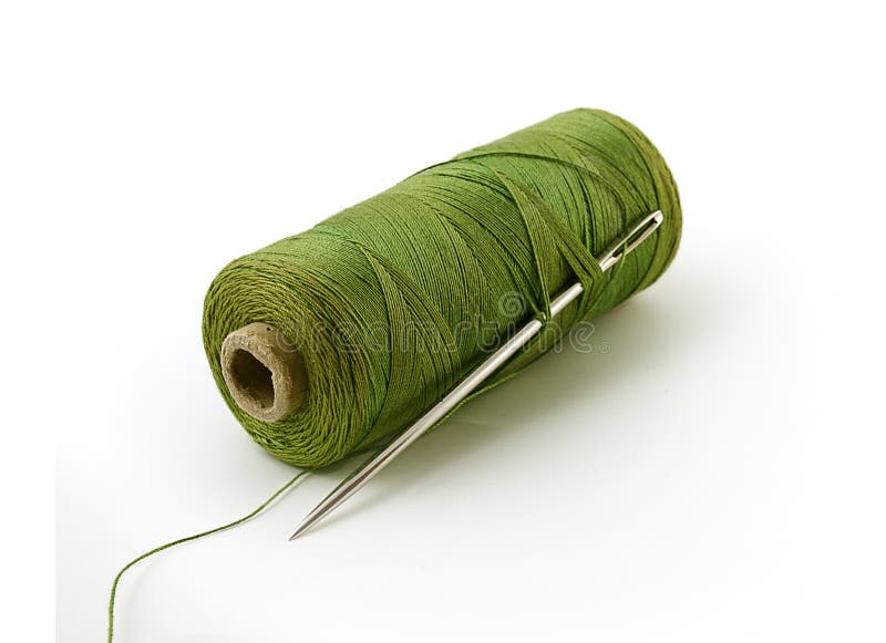 Needle and Cotton stock photo. Image of stitch, sharp - 7313652