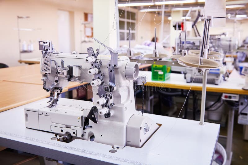 3 Needle Coverstitch Industrial Machine with Cover and Motor Stock ...