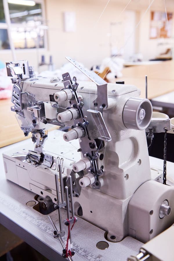 3 Needle Coverstitch Industrial Machine with Cover and Motor Stock ...