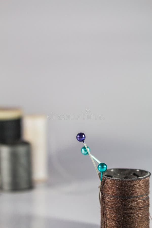 Needle Embroidery Thread Rolling Stock Image - Image of equipment ...