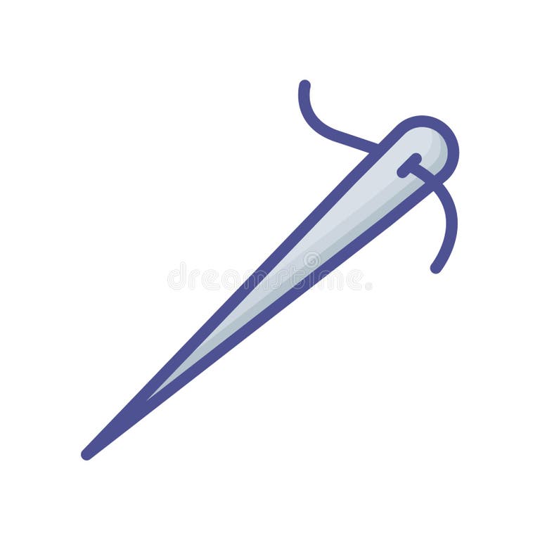 Needle Fill Inside Vector Icon Which Can Easily Modify or Edit Stock ...