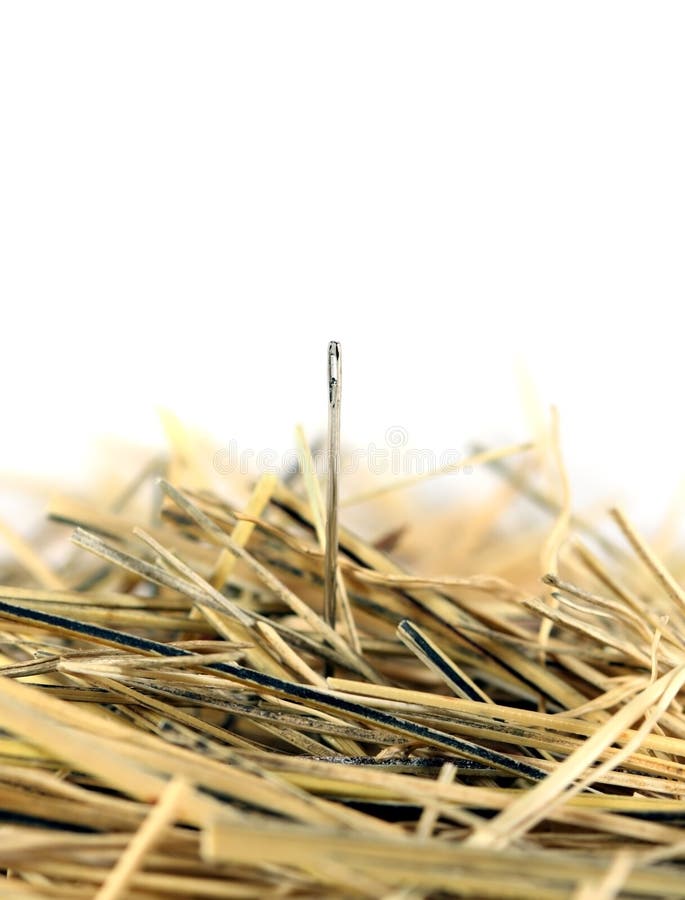 Needle in a haystack stock image. Image of lost, impossible - 303293