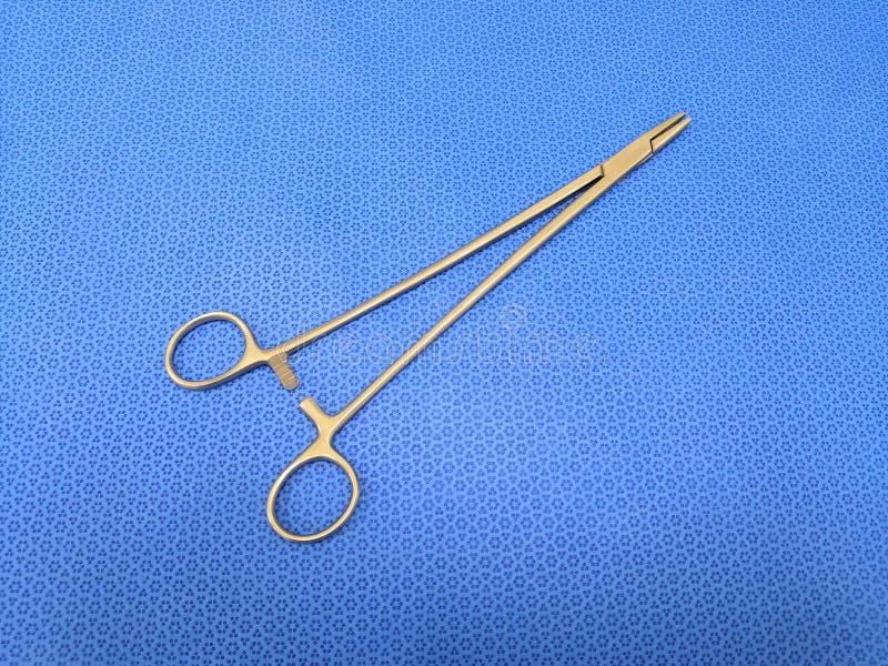 Surgical needle driver stock image. Image of holder, surgical - 33173715
