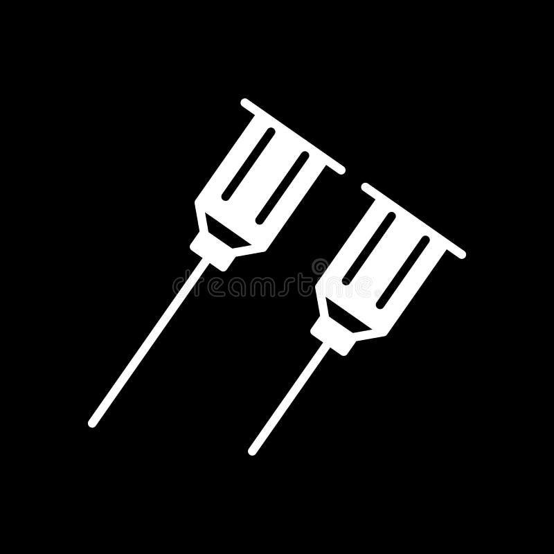 Needle Icon or Button in Linear Style. Needle Vector Icon Isolated on ...