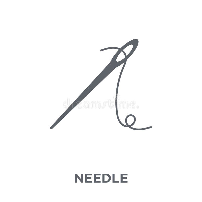 Needle Icon from Collection. Stock Vector - Illustration of equipment ...