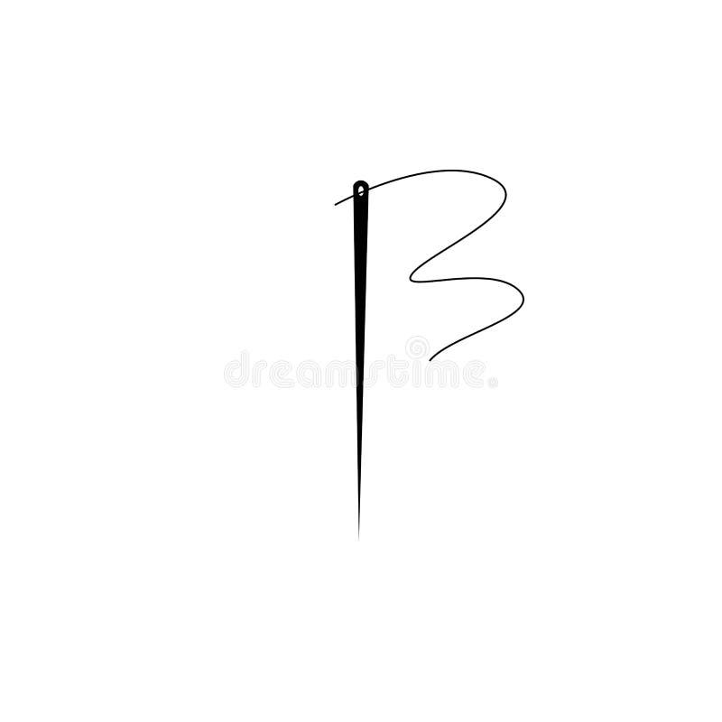 Needle icon logo vector stock vector. Illustration of stitch - 232882231