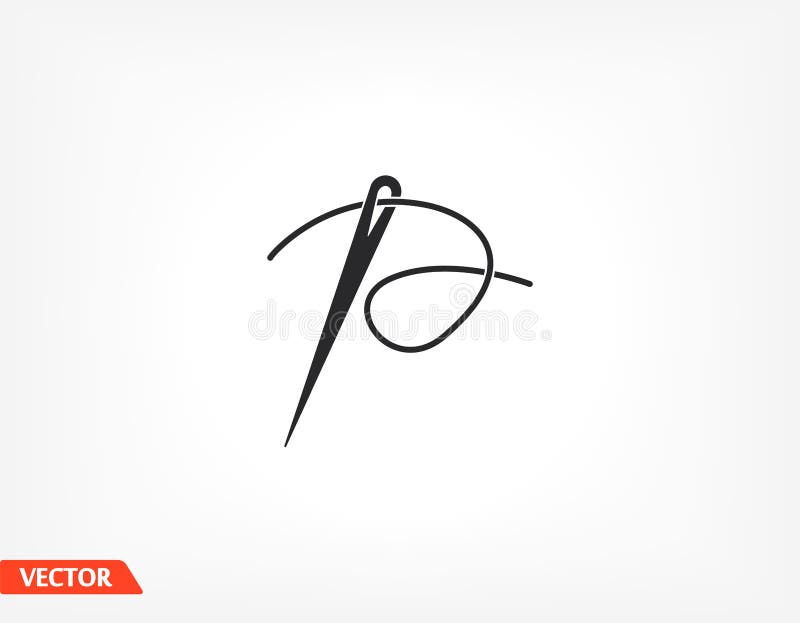 Needle Icon. Vector Eps 10 . Dressmaking Eyelet . Flat Design Needle ...