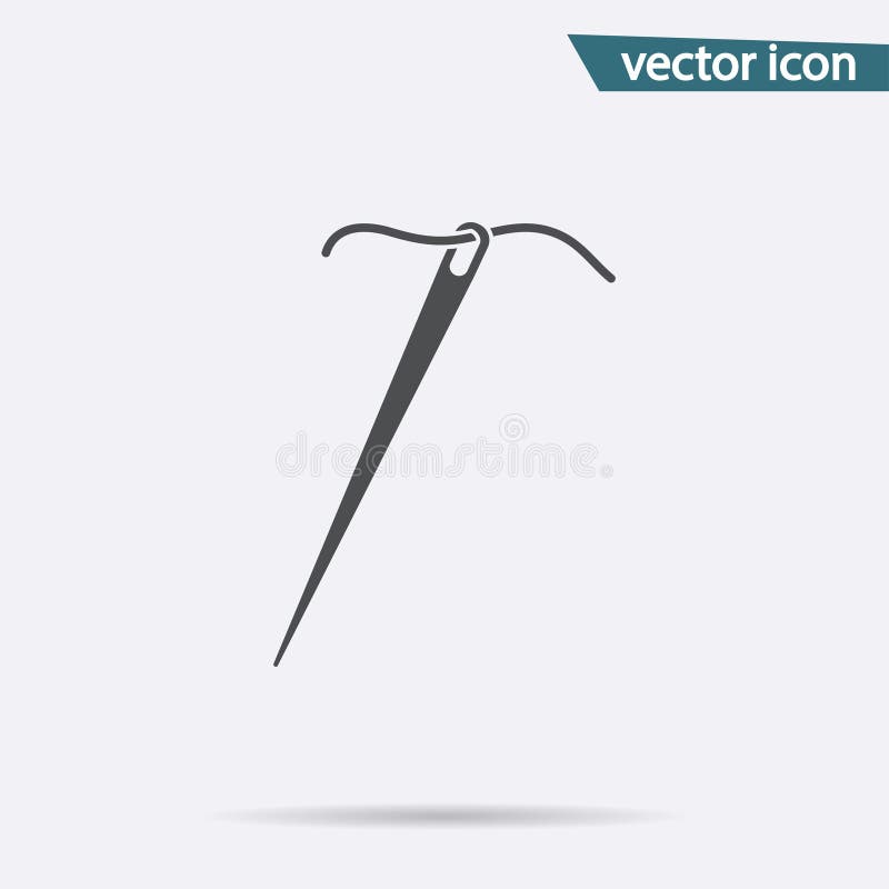 Needle Icon Vector. Flat Symbol Isolated on White Background. Trendy ...