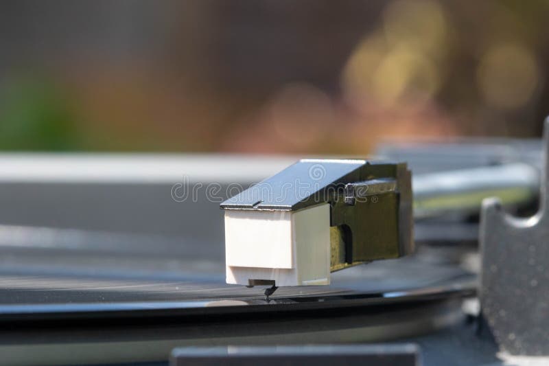The needle of a LP player stock image. Image of electric - 279041759