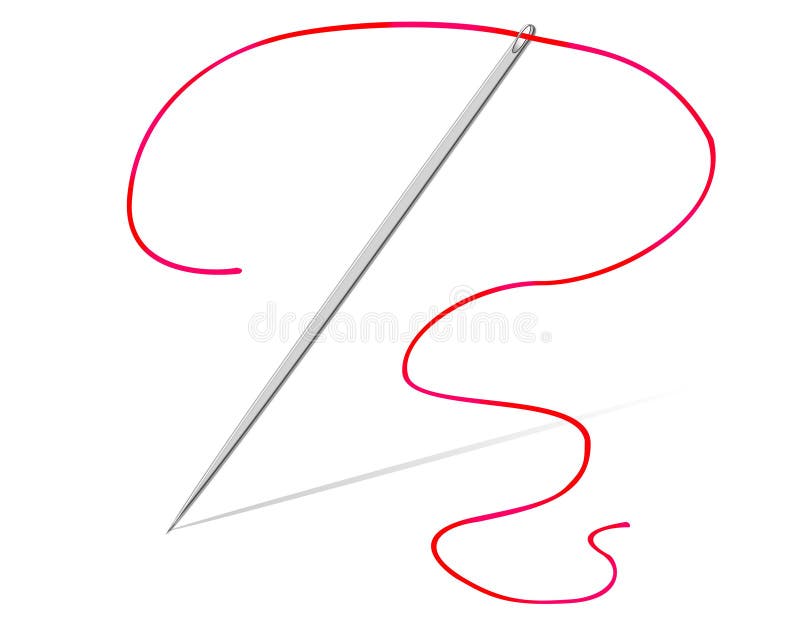 Sewing needle stock vector. Illustration of embroidery - 36083406