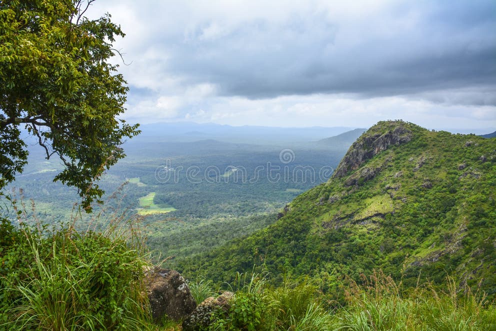 Needle rock viewpoint stock image. Image of nature, green - 129131783