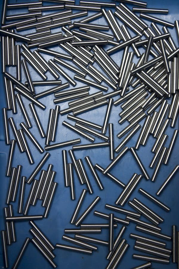 Needles of Roller Needle Bearings Stock Image - Image of steel, metal ...
