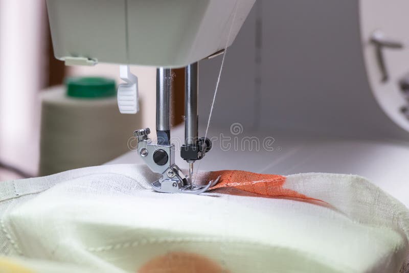 Needle of the Sewing Machine Close-up Stock Image - Image of closeup ...