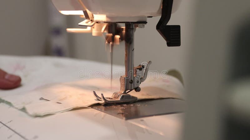 Needle of Sewing Machine in Motion. Sewing Machine Needle Fast Motion ...
