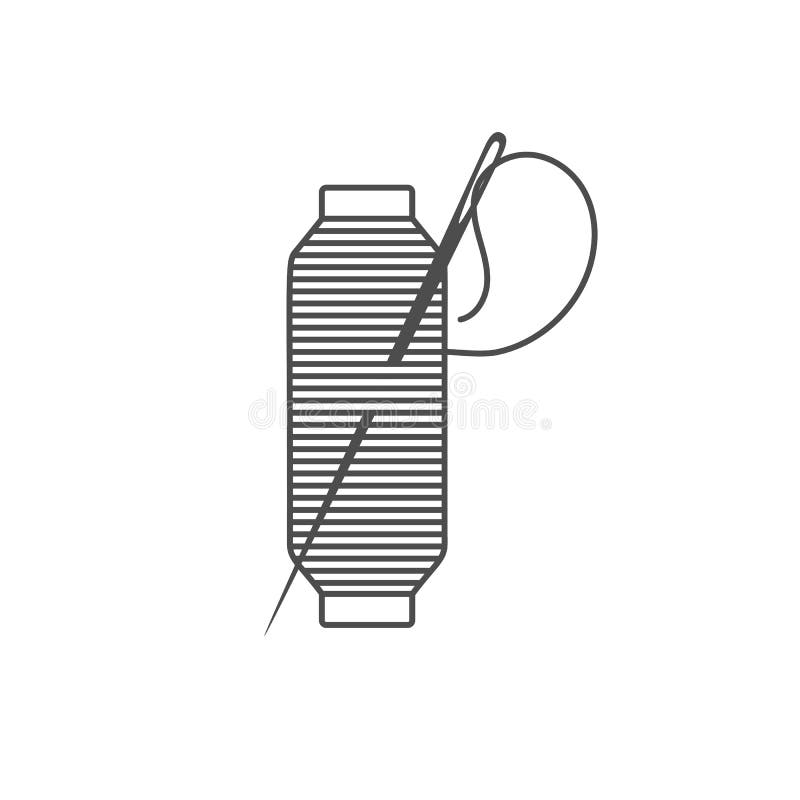 Cotton Reel Icon Silhouette Stock Illustrations – 1,091 Cotton Reel ...