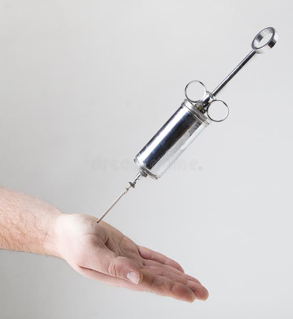 Needle stabbing stock photo. Image of instrument, intravenous - 18128062
