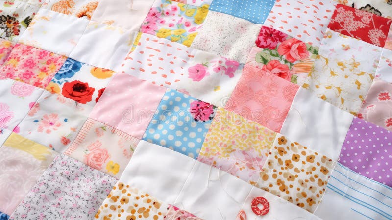 Needle Stitching White Background Stock Illustration - Illustration of ...