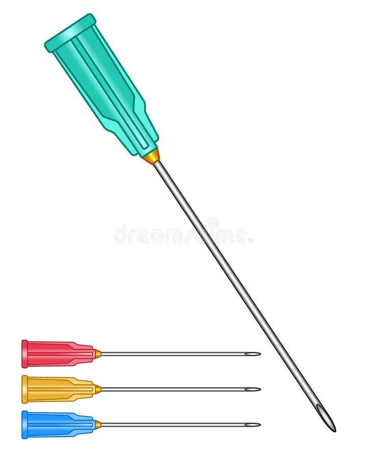 Needle of syringe stock vector. Illustration of medicine - 269520549