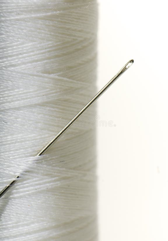 Needle and thread stock image. Image of horizontal, needle - 12154135