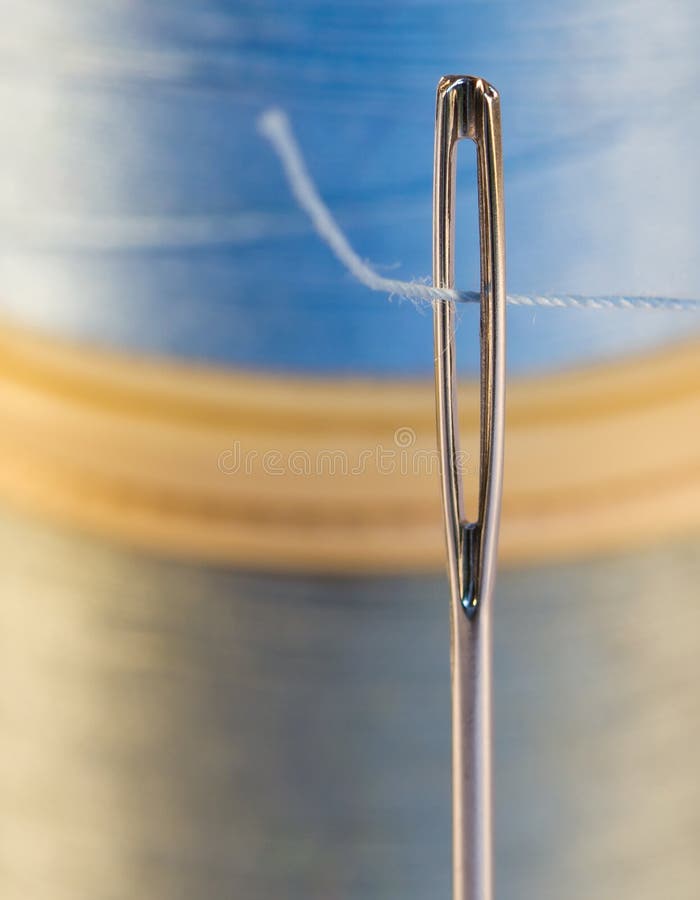 Needle and Thread stock image. Image of yarn, sewing - 16280199
