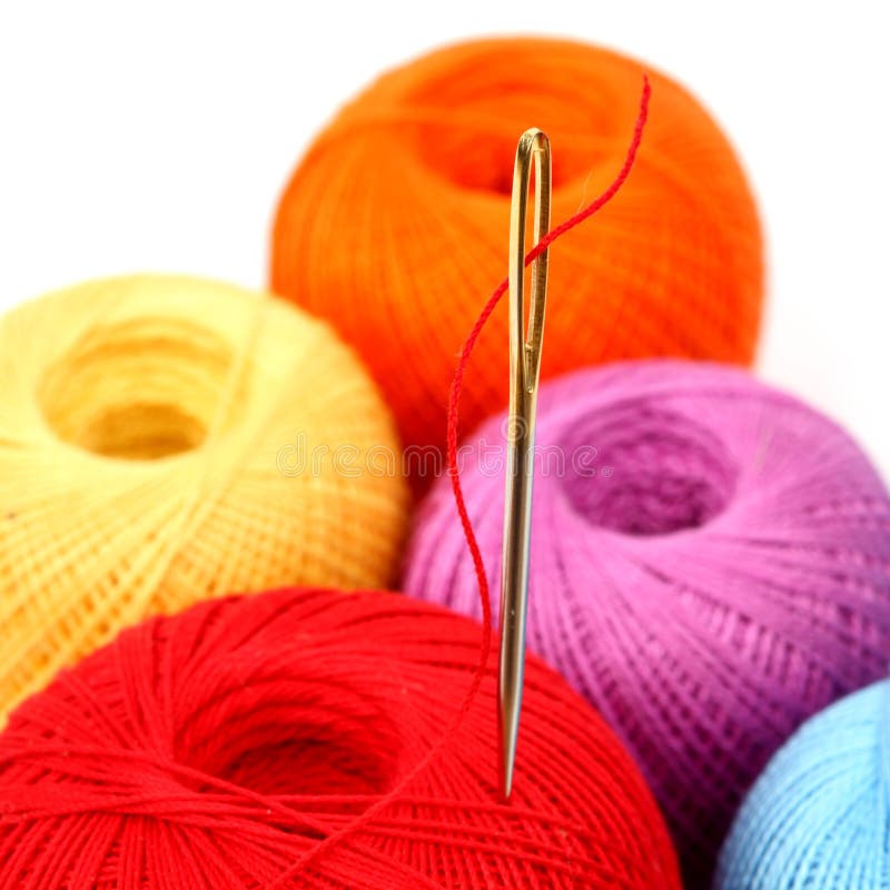 Needle thread stock image. Image of relaxation, produce - 18788639