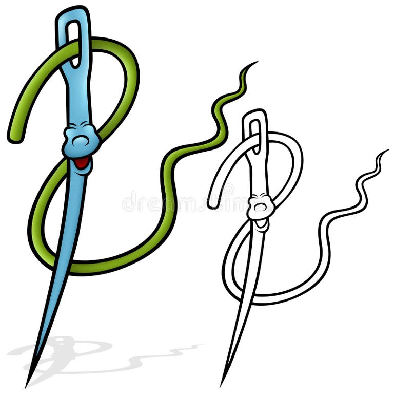 Needle Thread Art Stock Illustrations – 20,830 Needle Thread Art Stock ...