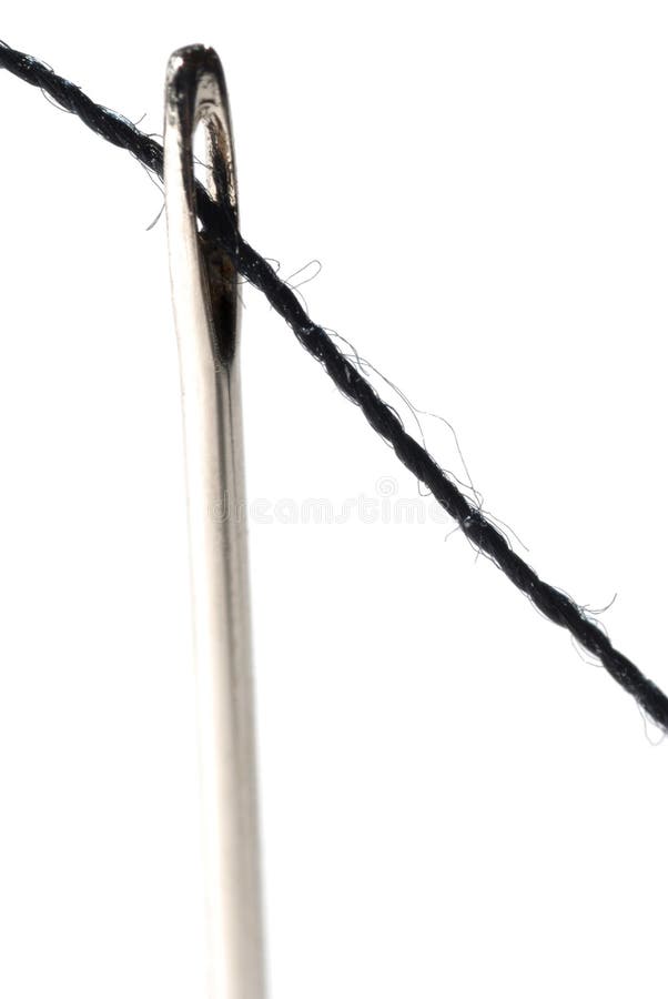Needle and thread stock photo. Image of macro, needle - 2328066
