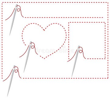 Needle Thread Border Stock Illustrations – 1,594 Needle Thread Border ...