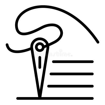 Needle Thread Stitches Logo Stock Illustrations – 46 Needle Thread ...