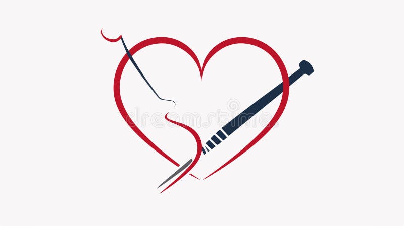 Needle and Thread Logo in Abstract Shape for Creative Designs Stock ...