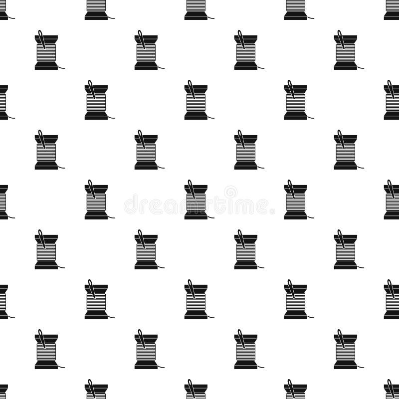 Needle and Thread Pattern Vector Stock Vector - Illustration of making ...