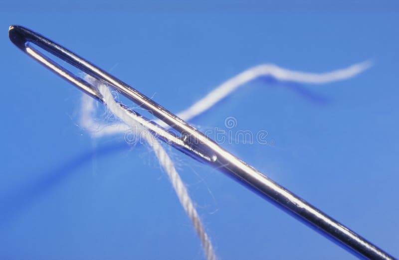 Needle and thread stock photo. Image of string, sowing - 92865126